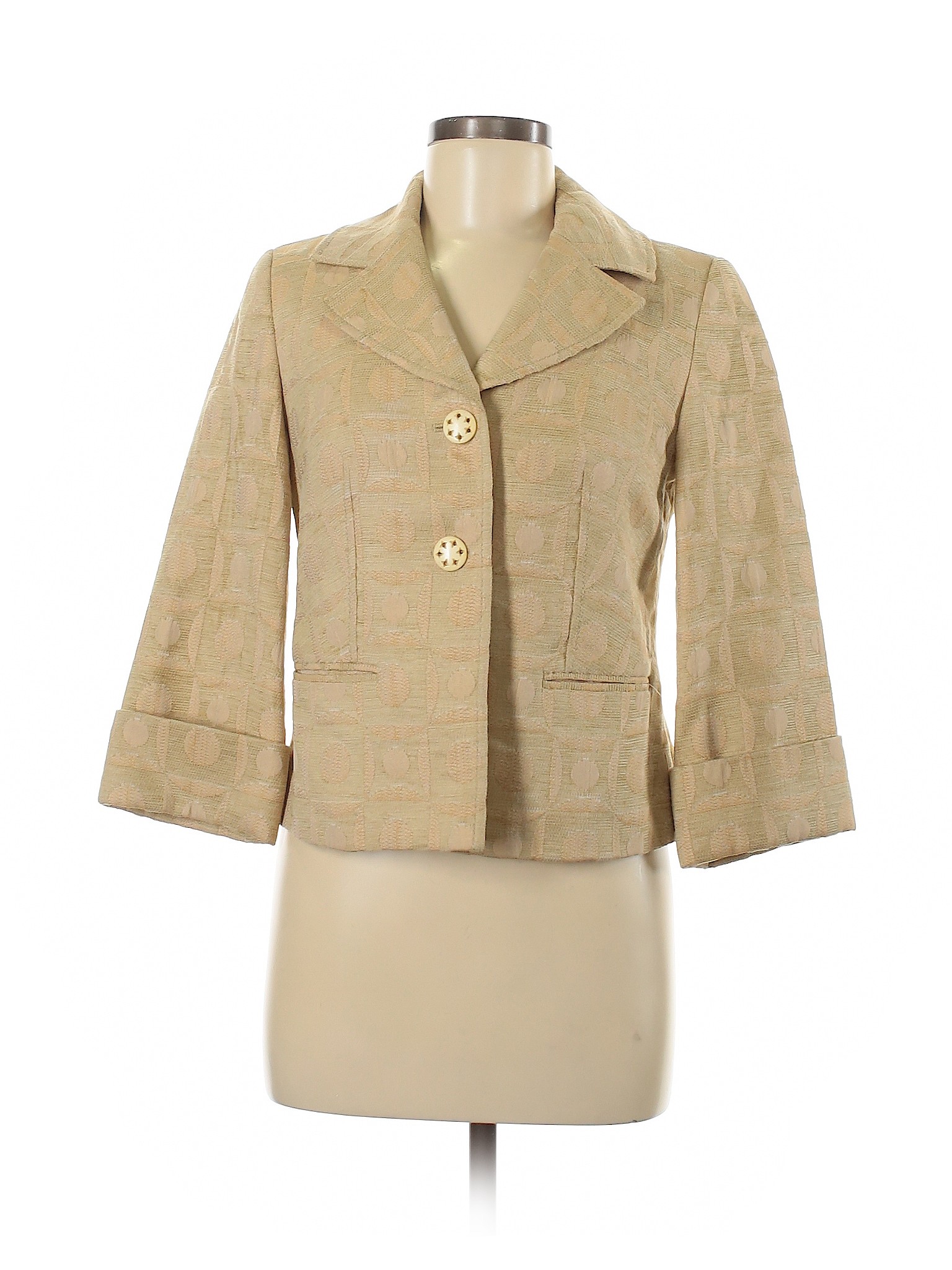 Sigrid Olsen Yellow Tan Blazer Size XS - 97% off | thredUP