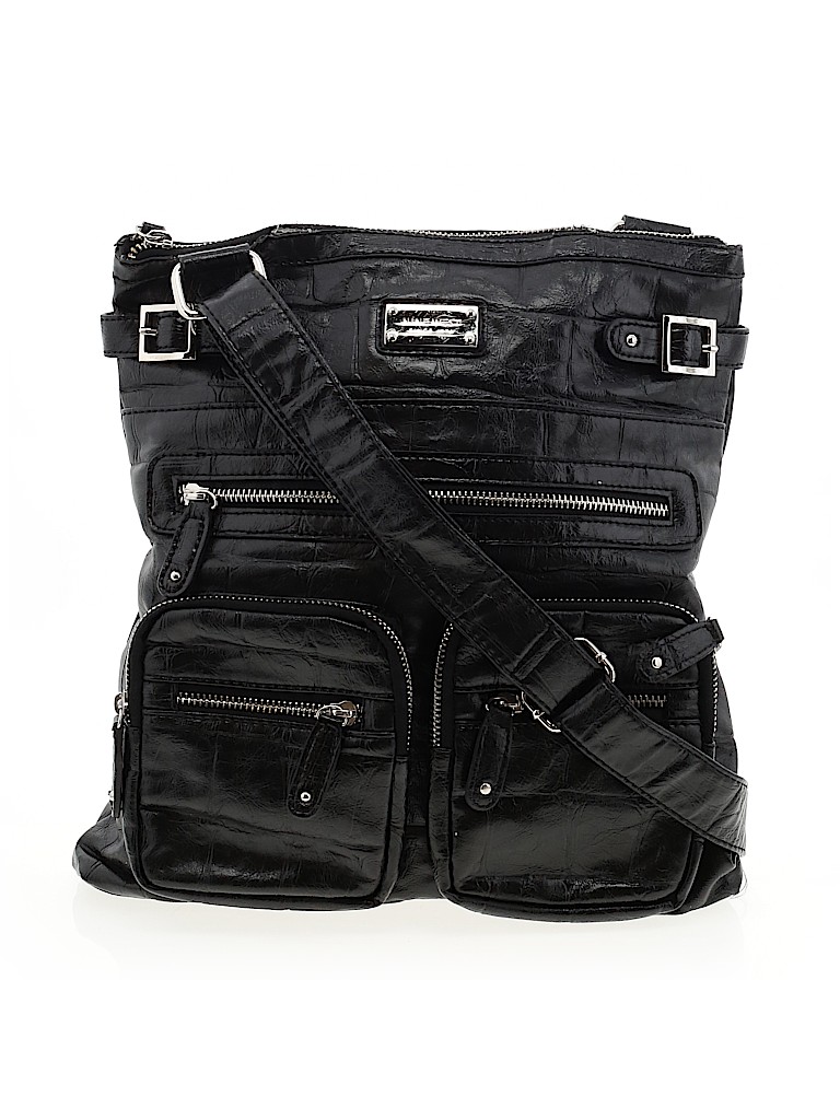 Nine West Solid Black Crossbody Bag One Size 74 Off Thredup