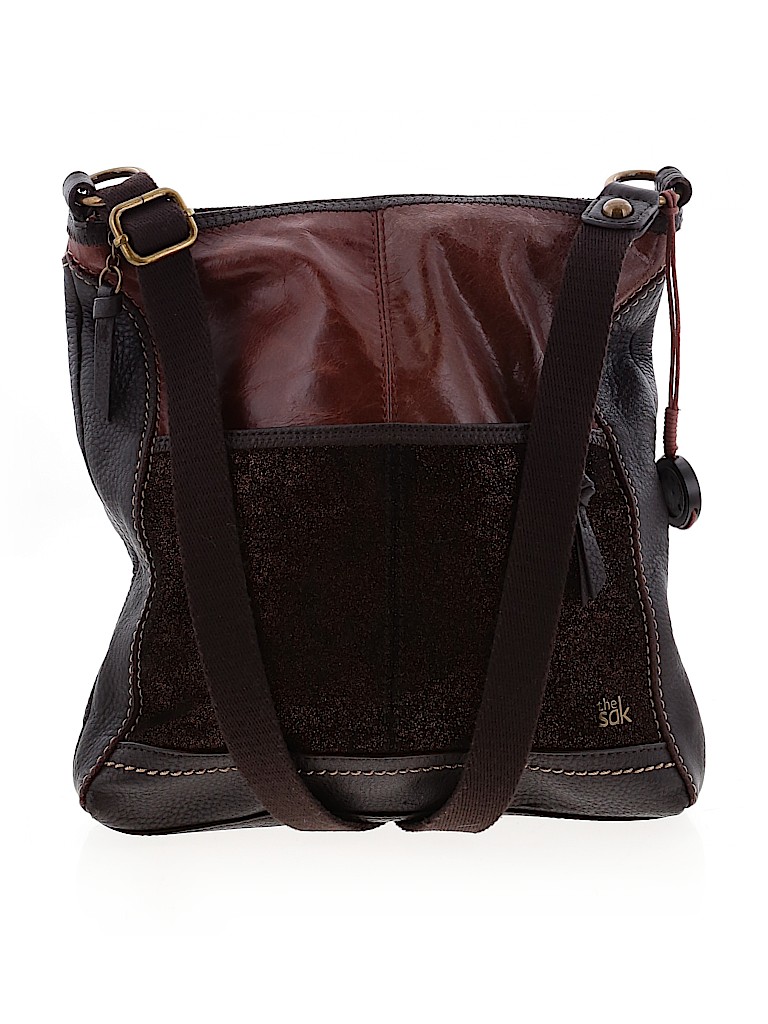 The Sak Color Block Solid Brown Crossbody Bag One Size - 67% off | thredUP