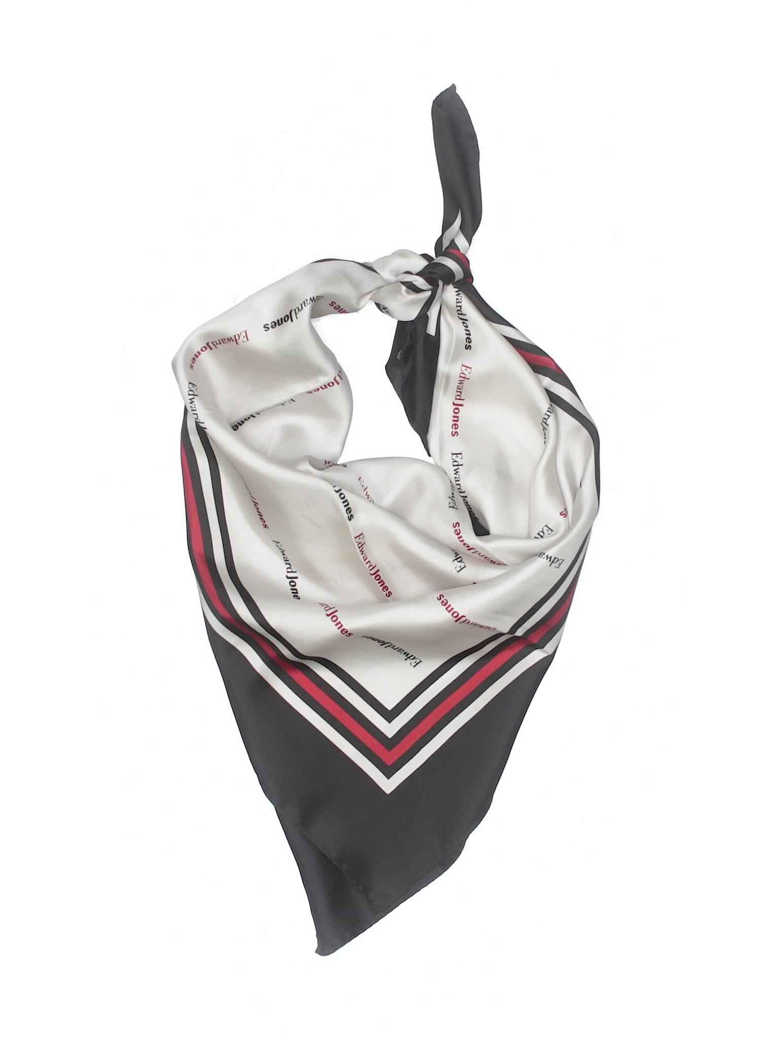 Anthony Original 100% Silk Print Black Silk Scarf One Size - 63% off ...