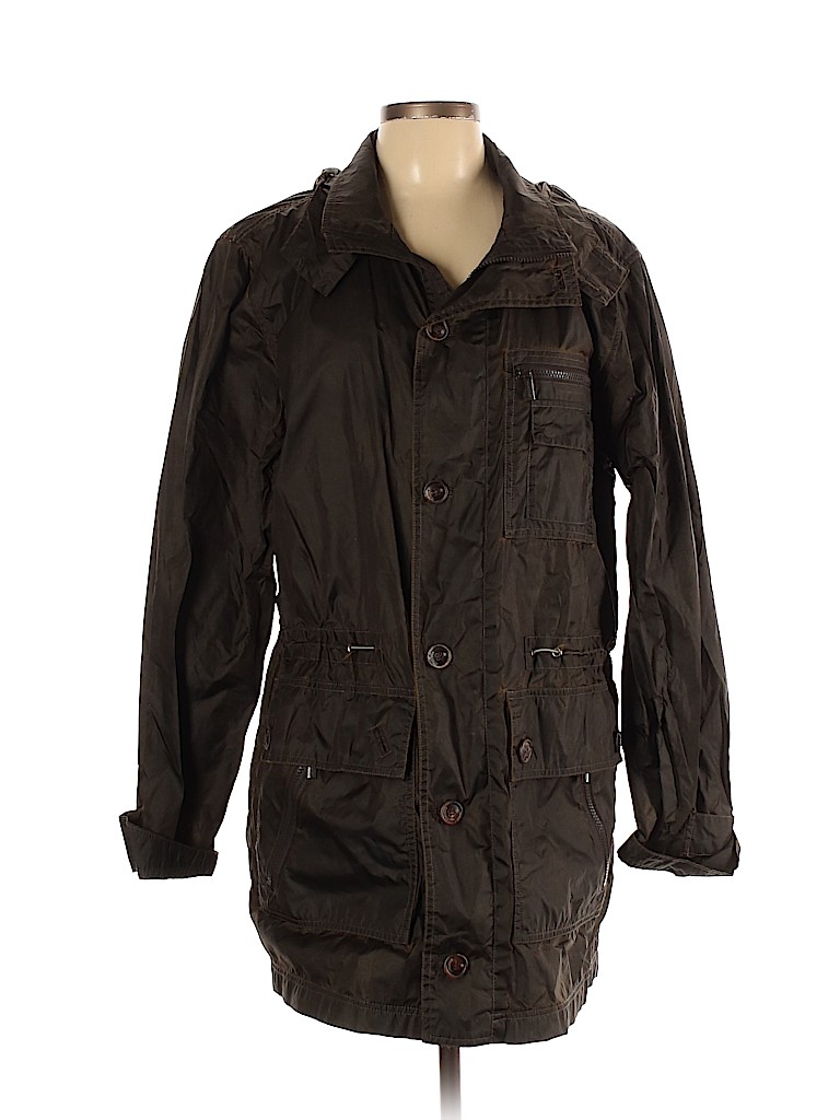 Rainforest 100% Nylon Solid Green Raincoat Size L - 73% off | thredUP