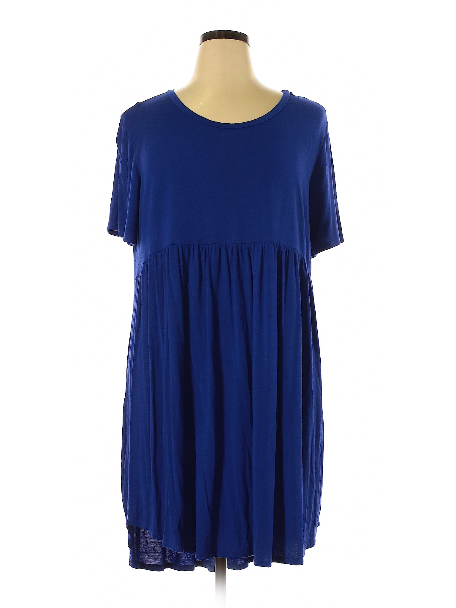 Jodifl Blue Casual Dress Size 1X (Plus) - 80% off | ThredUp