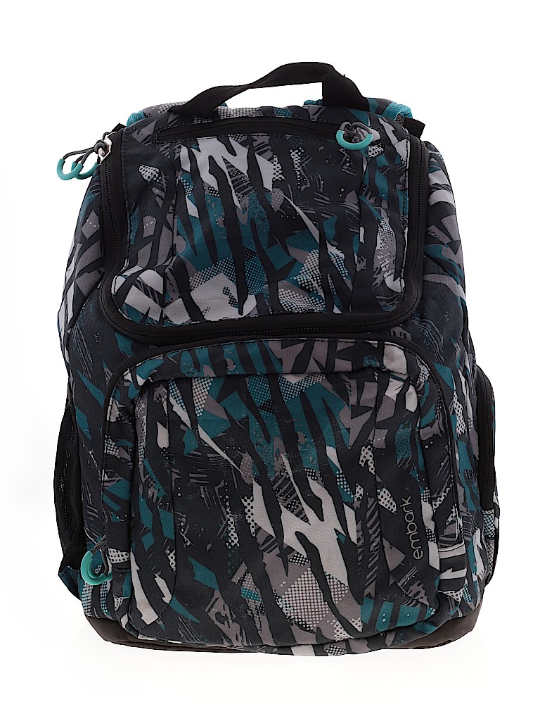 Assorted Brands Graphic Black Blue Backpack One Size - 45% off | thredUP