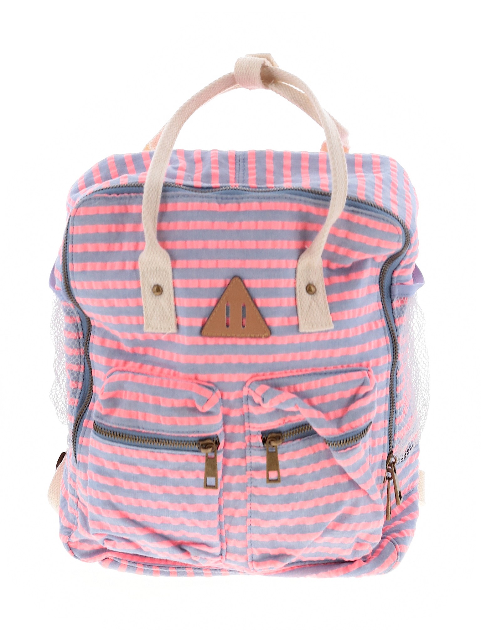 Mossimo Supply Co. Stripes Pink Blue Backpack One Size - 45% off | thredUP