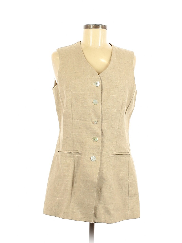 Bentley Arbuckle 100% Linen Solid Tan Vest Size 8 - 81% off | thredUP