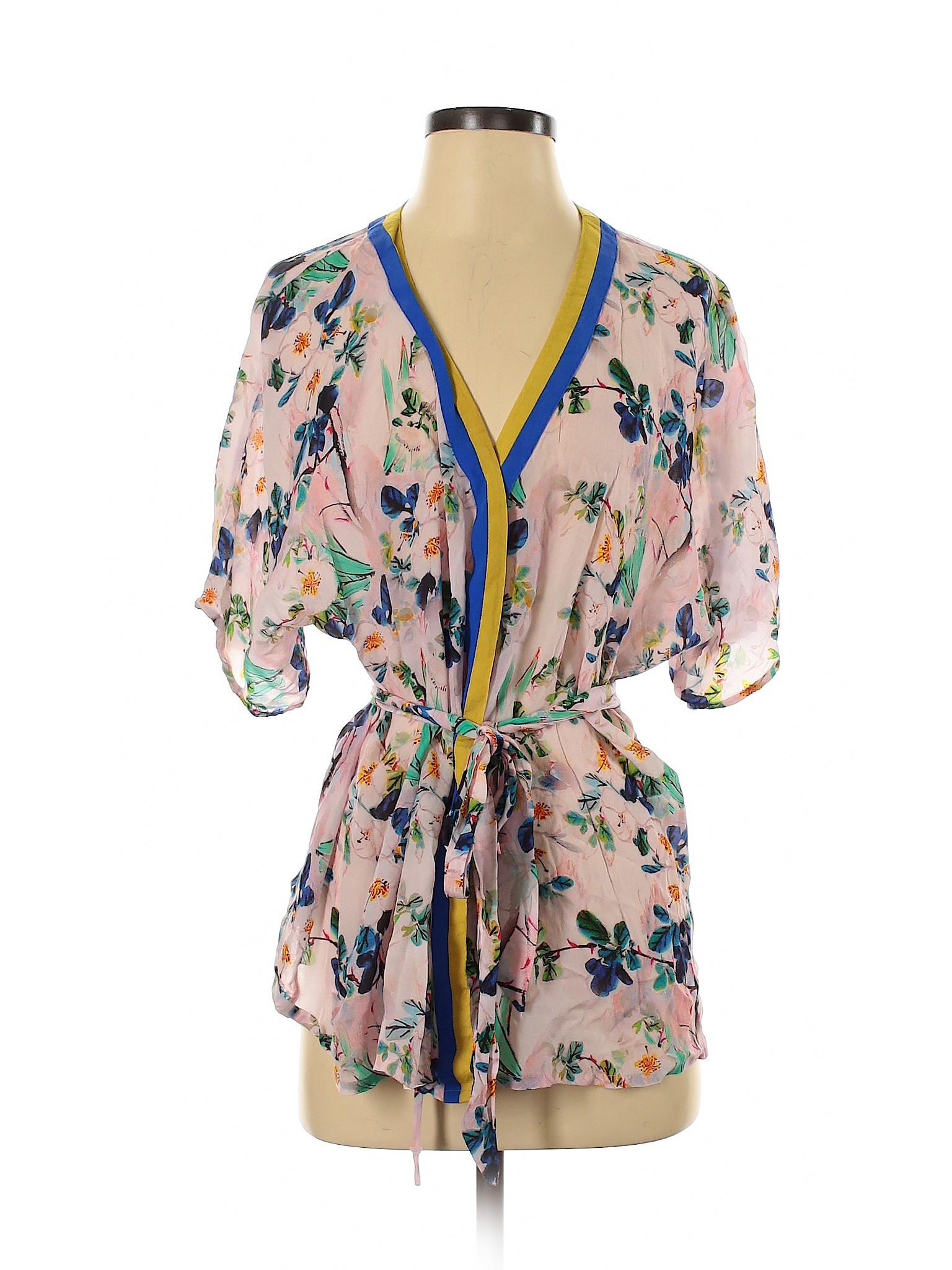Rdalamal Floral Pink Short Sleeve Blouse Size M 81 Off Thredup