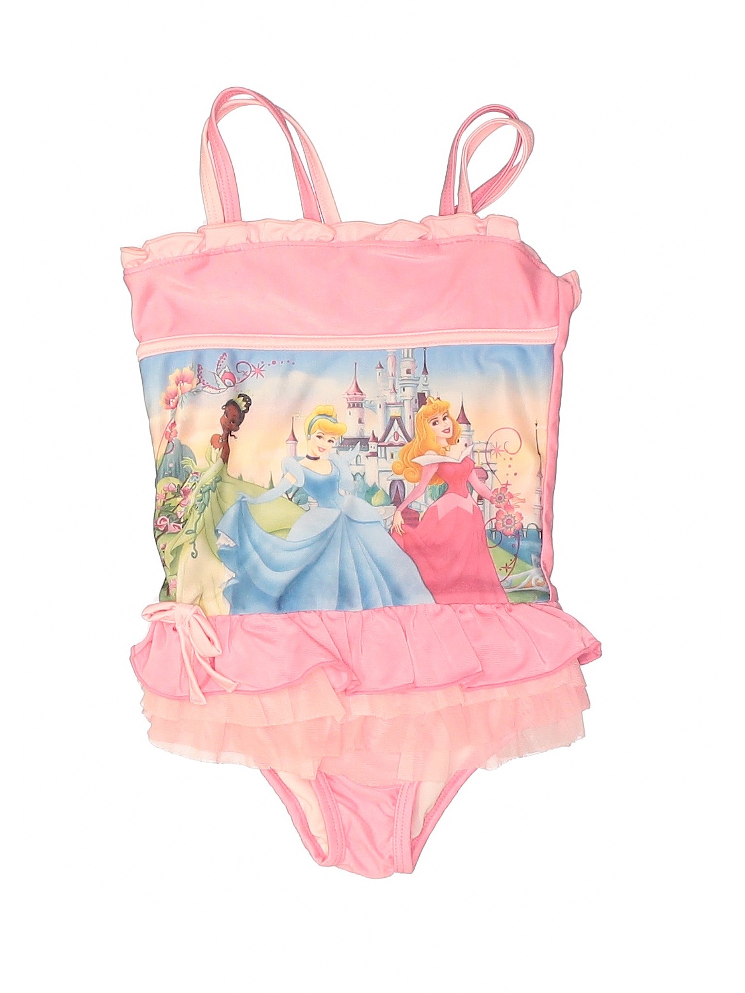 Disney Princess Print Pink One Piece Swimsuit Size 3T - 38% off | thredUP
