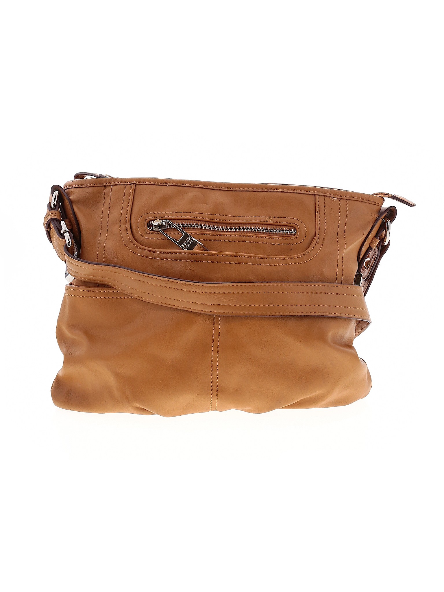 Tyler Rodan 100% Polyester Solid Tan Brown Crossbody Bag One Size - 79% ...
