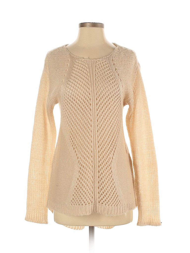 Dex 100% Acrylic Tan Ivory Pullover Sweater Size S - 89% off | thredUP