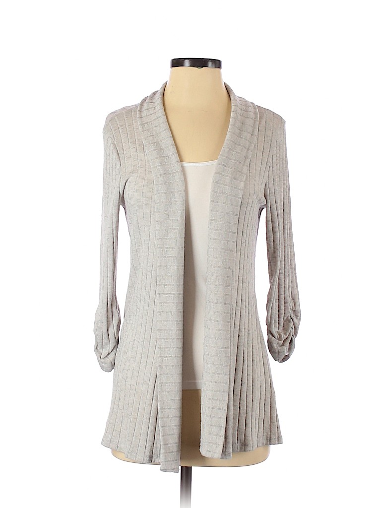 Misia Color Block Gray Cardigan Size S - 91% off | thredUP