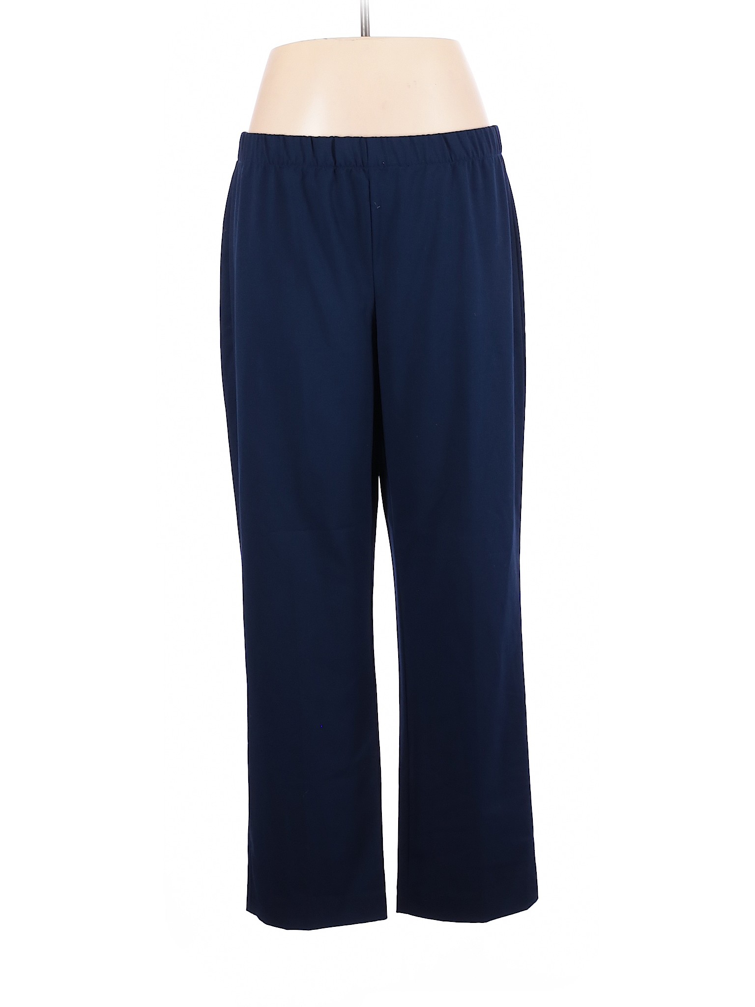 Susan Graver Solid Blue Casual Pants Size 16 - 78% off | thredUP