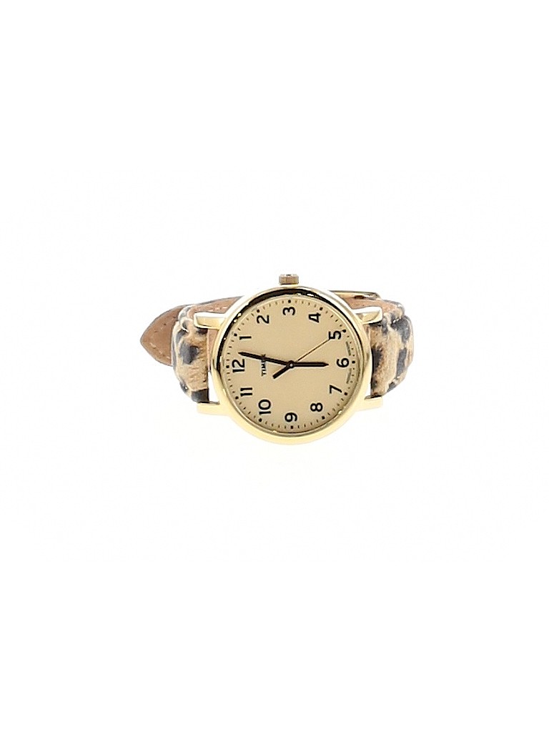 Timex Animal Print Tan Watch One Size - 74% off | thredUP