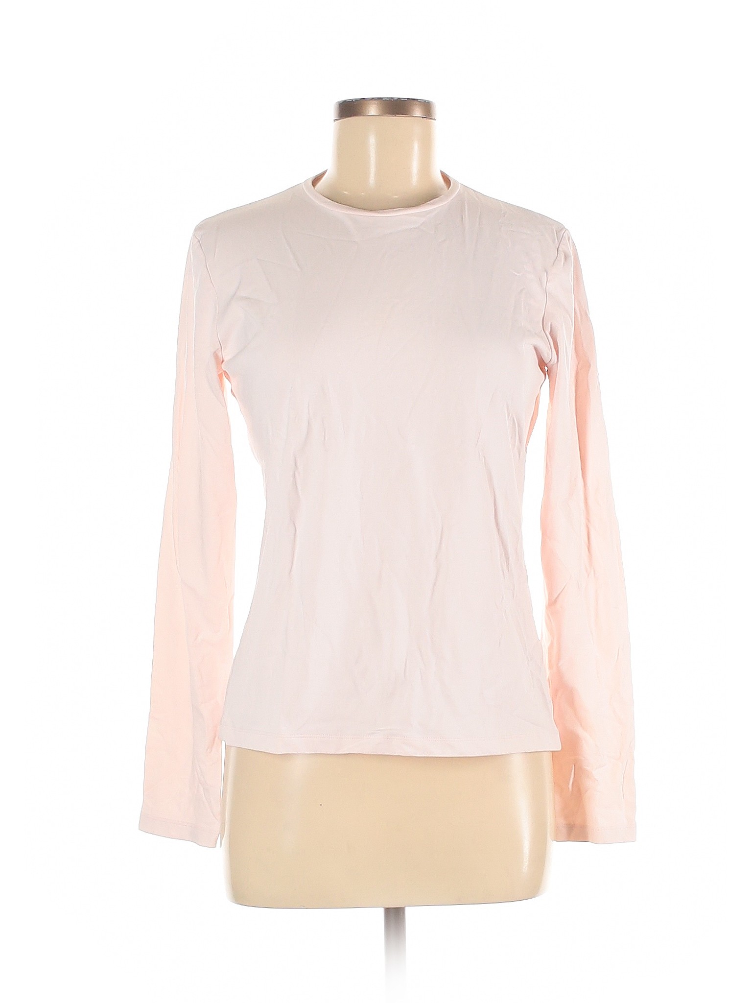 White + Warren Women Pink Long Sleeve T-Shirt M | eBay