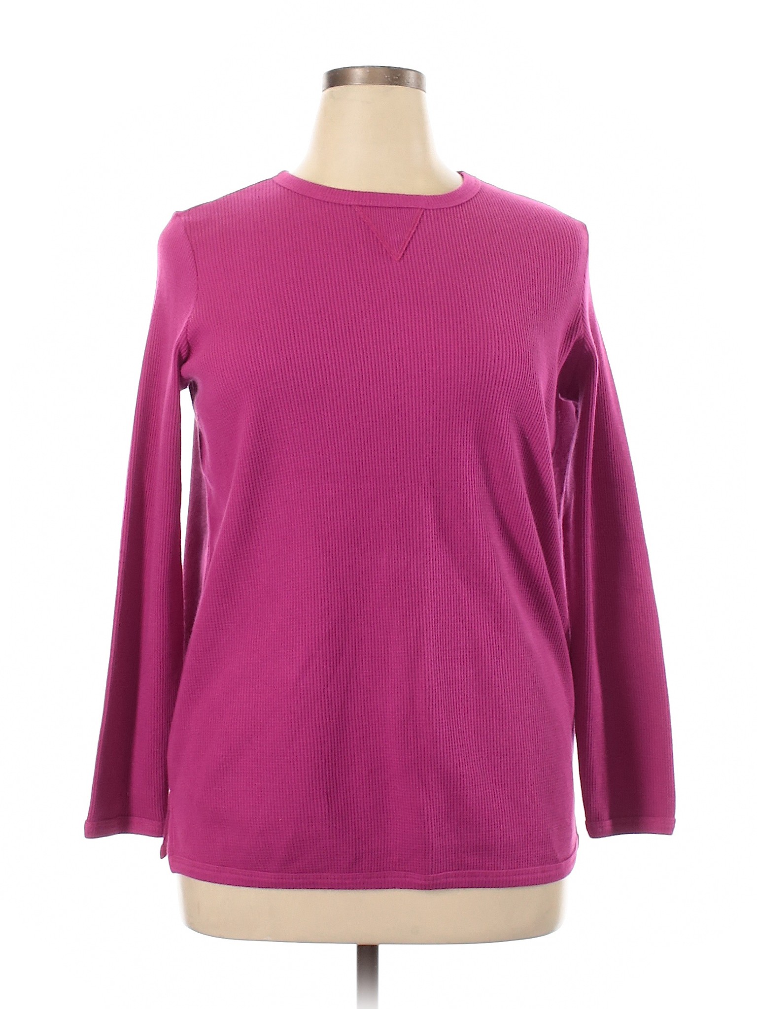 Woman Within Pink Thermal Top Size 14 (M) - 83% off | ThredUp