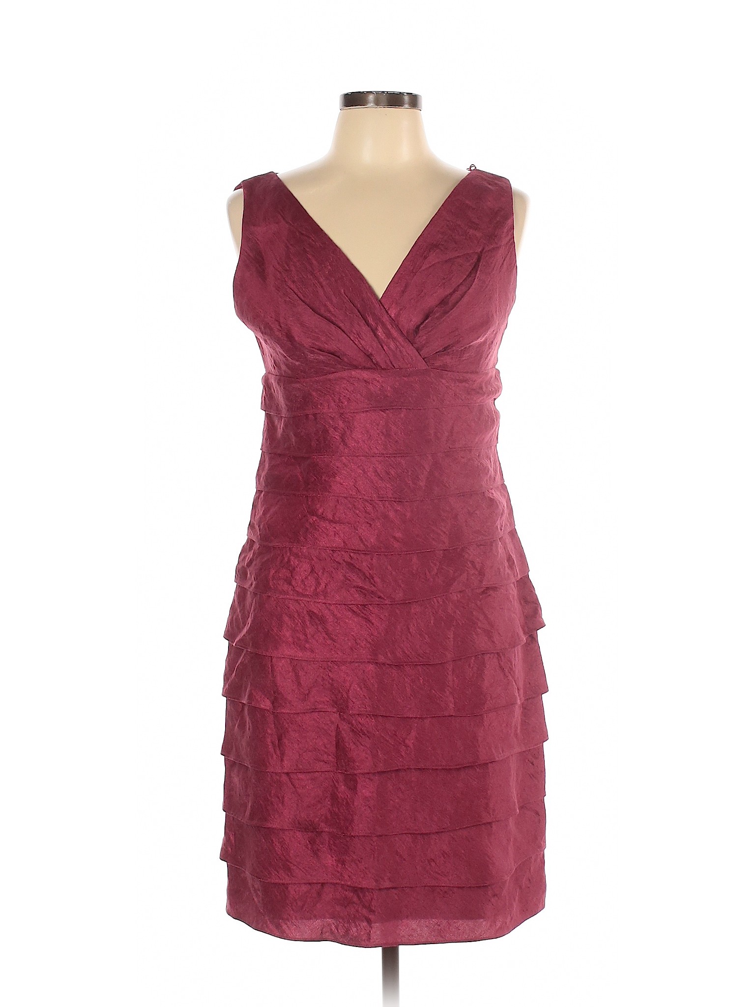 London Times Women Red Cocktail Dress 10 Petites | eBay