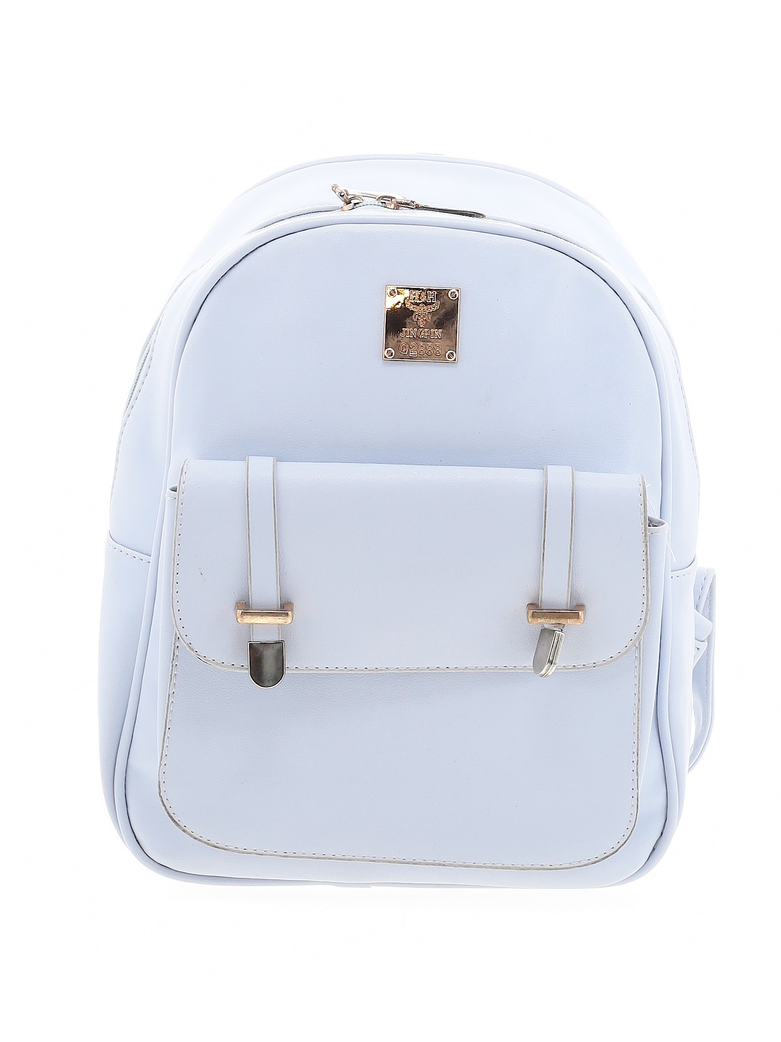 Jingpin 100% Polyurethane Solid Blue Backpack One Size - 47% off | thredUP