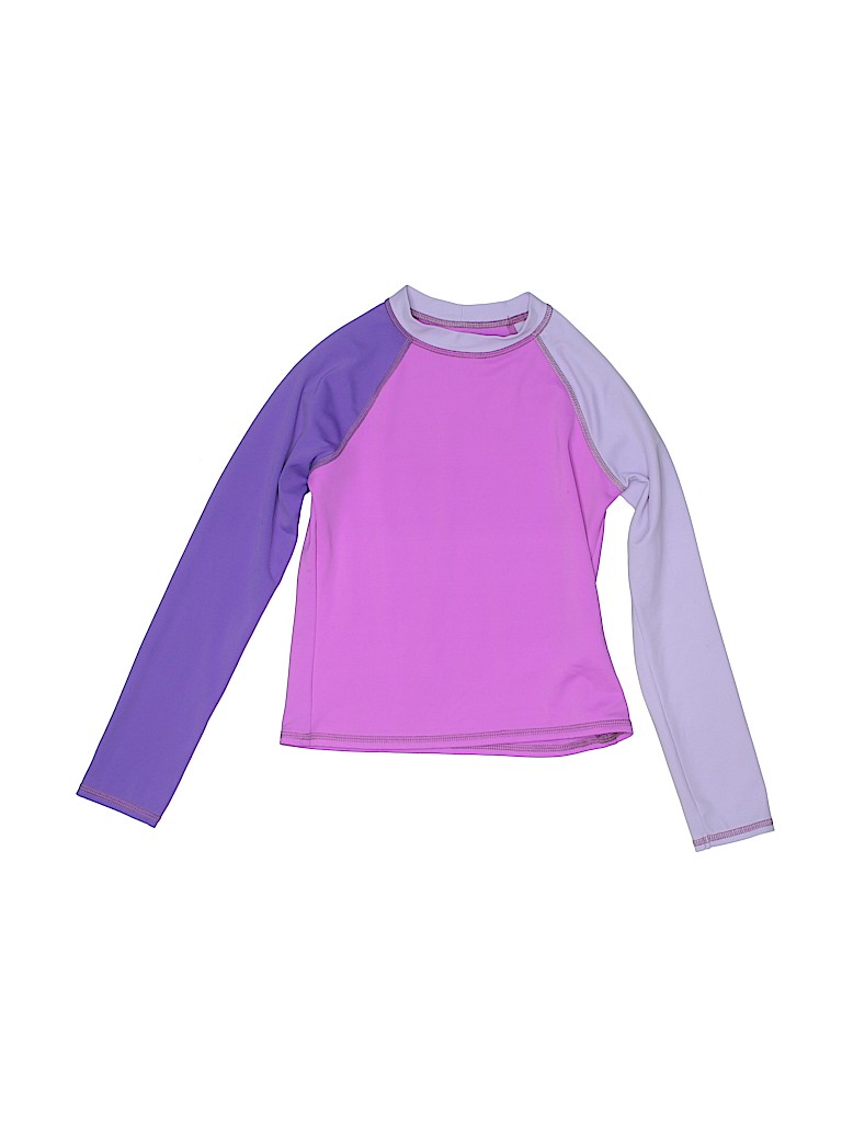Lands' End Purple Rash Guard Size 16 - 28% off | thredUP