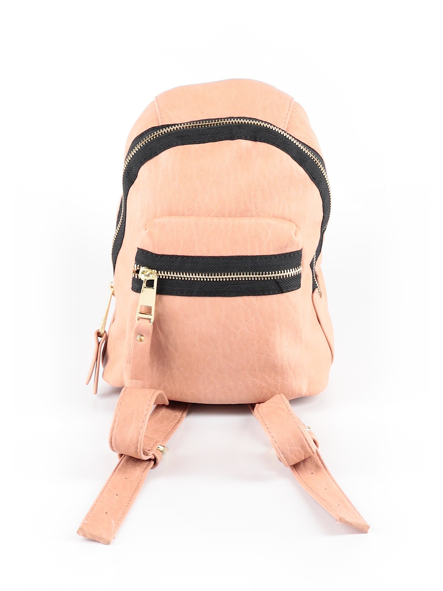 Unbranded Color Block Stripes Pink Tan Backpack One Size - 52% off ...