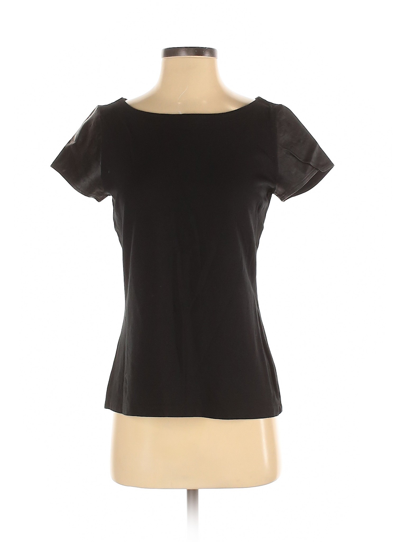 Banana Republic Women Black Short Sleeve T-Shirt S | eBay