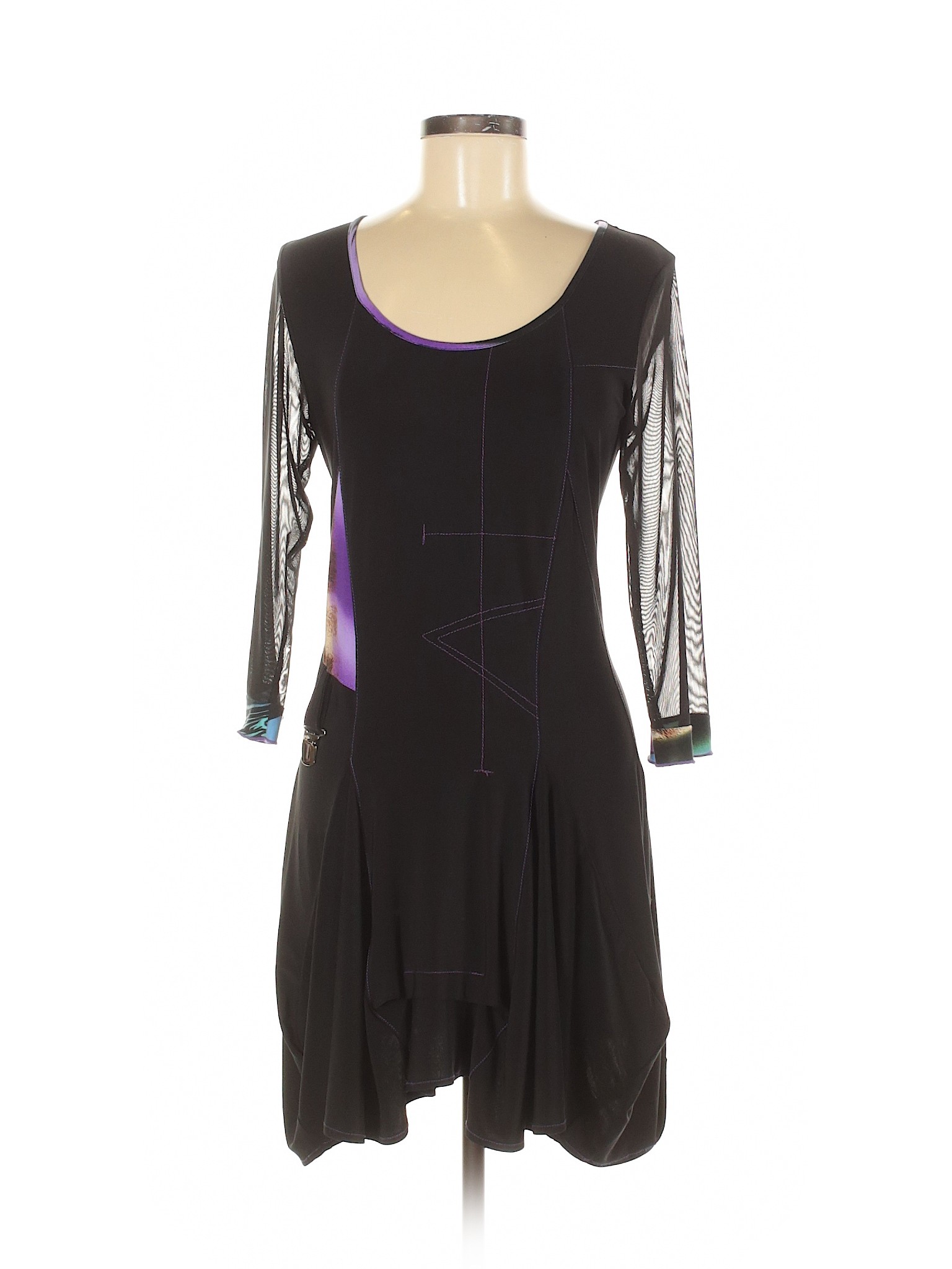 Frank Lyman Design Women Black Casual Dress 6 | eBay