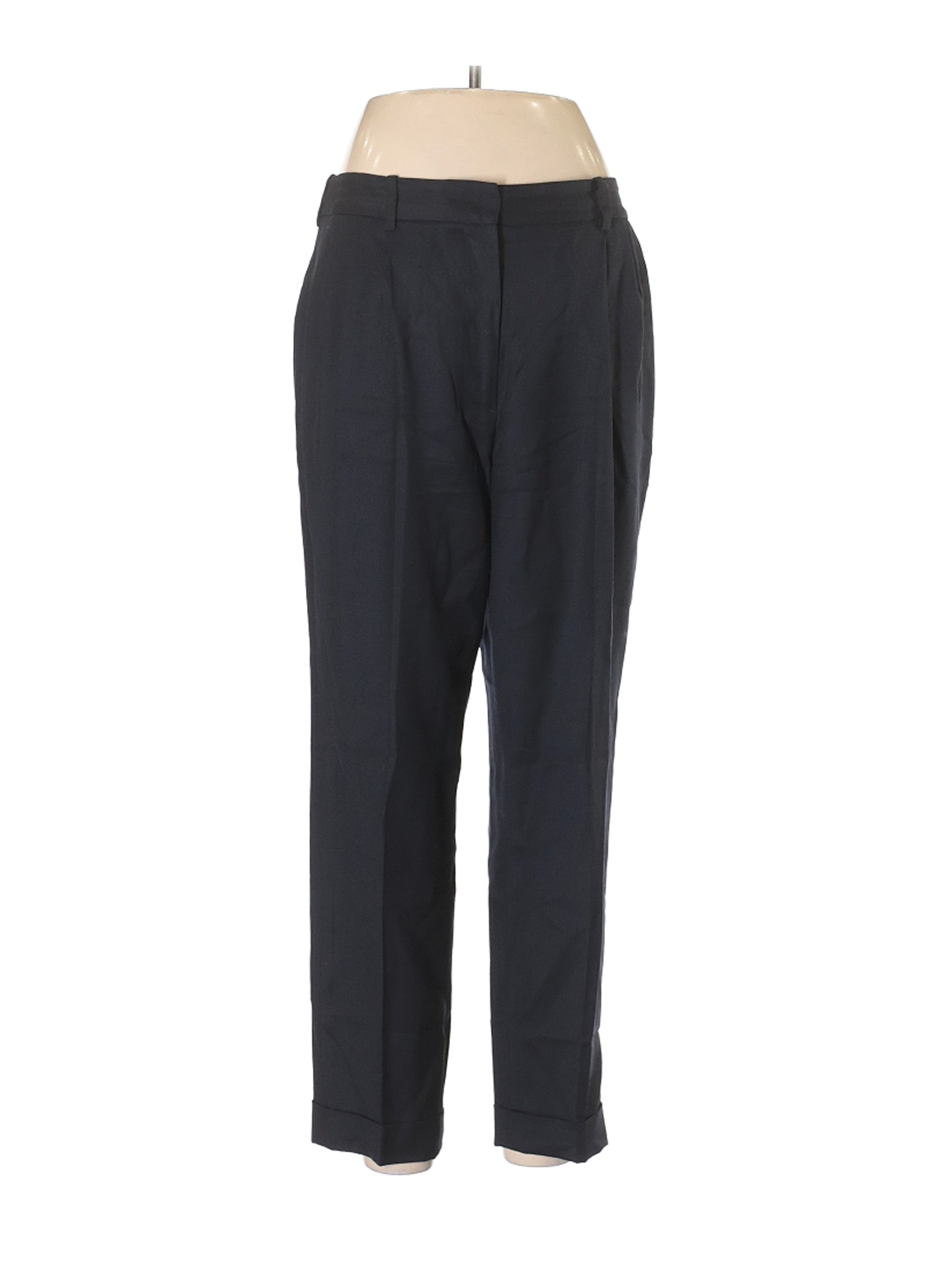 Nili Lotan Women Black Wool Pants 8 | eBay