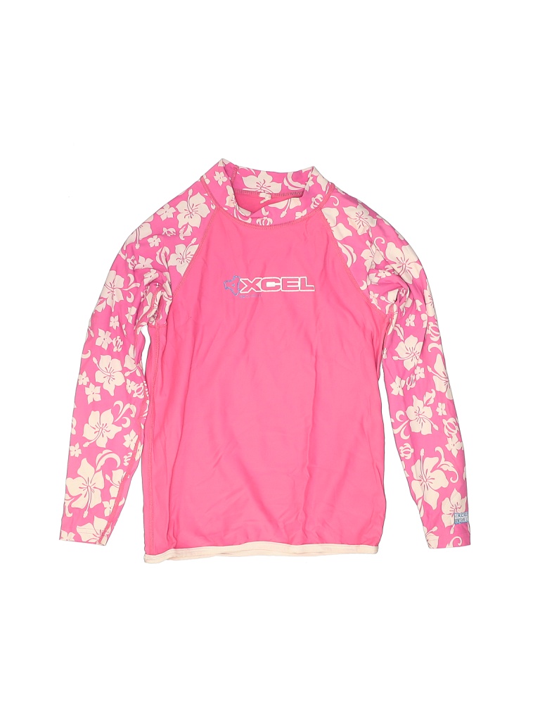xcel Pink Rash Guard Size 14 - 80% off | thredUP