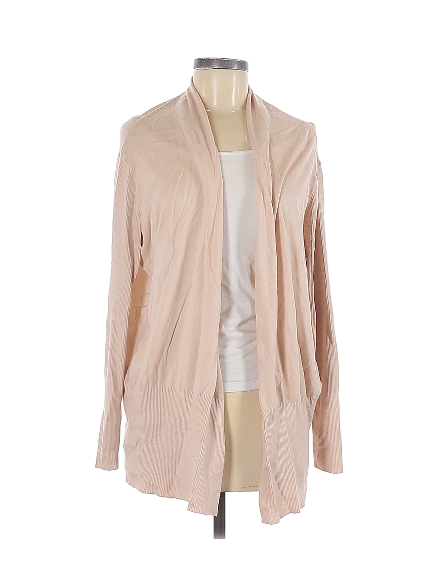 Moda International Solid Tan Orange Cardigan Size M - 66% off | ThredUp