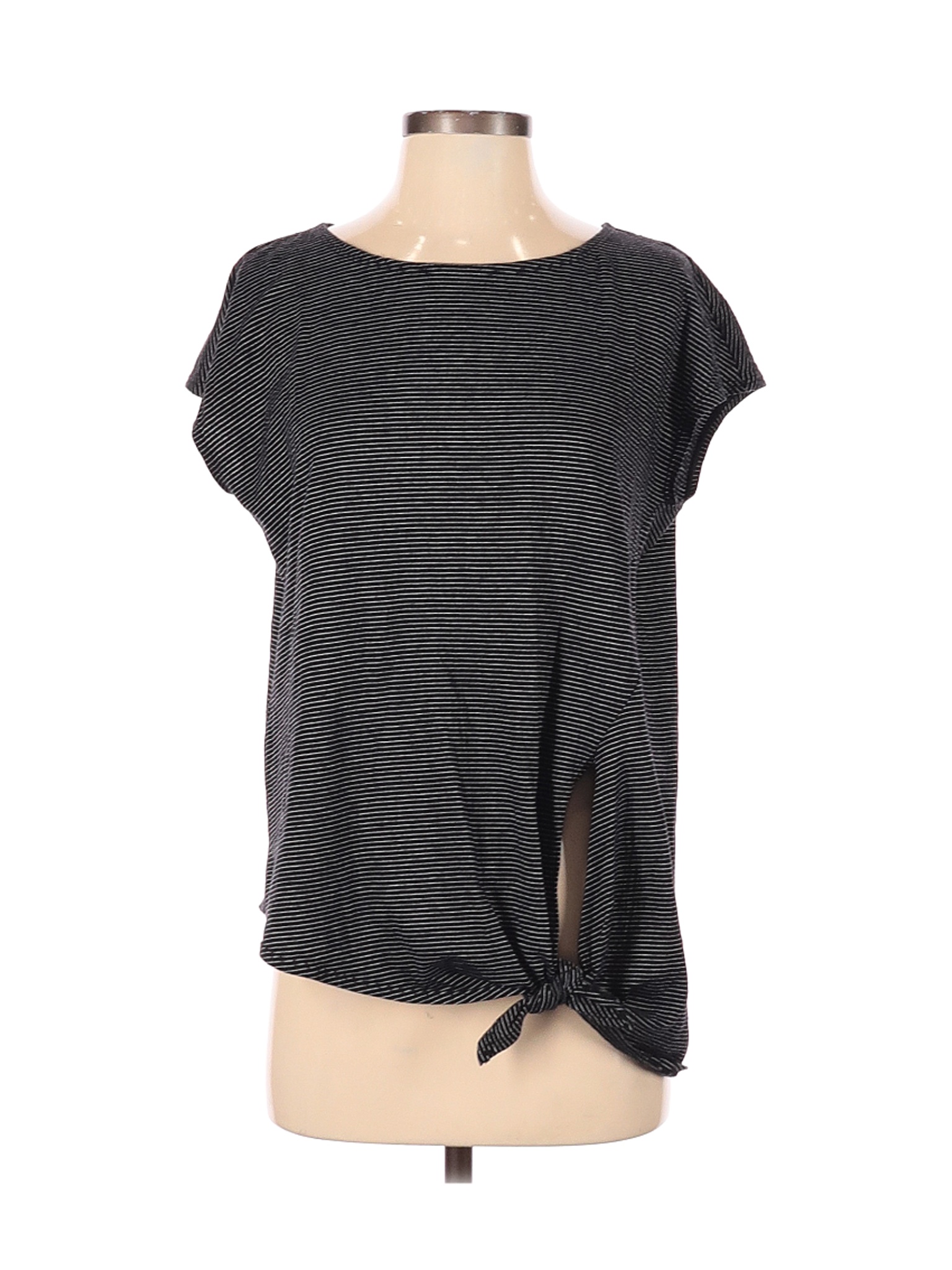 Max Studio Women Gray Short Sleeve Top S | eBay