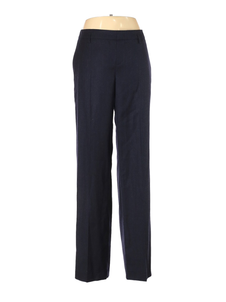 STRENESSE 100% Virgin Wool Black Blue Wool Pants Size 10 - 98% off ...