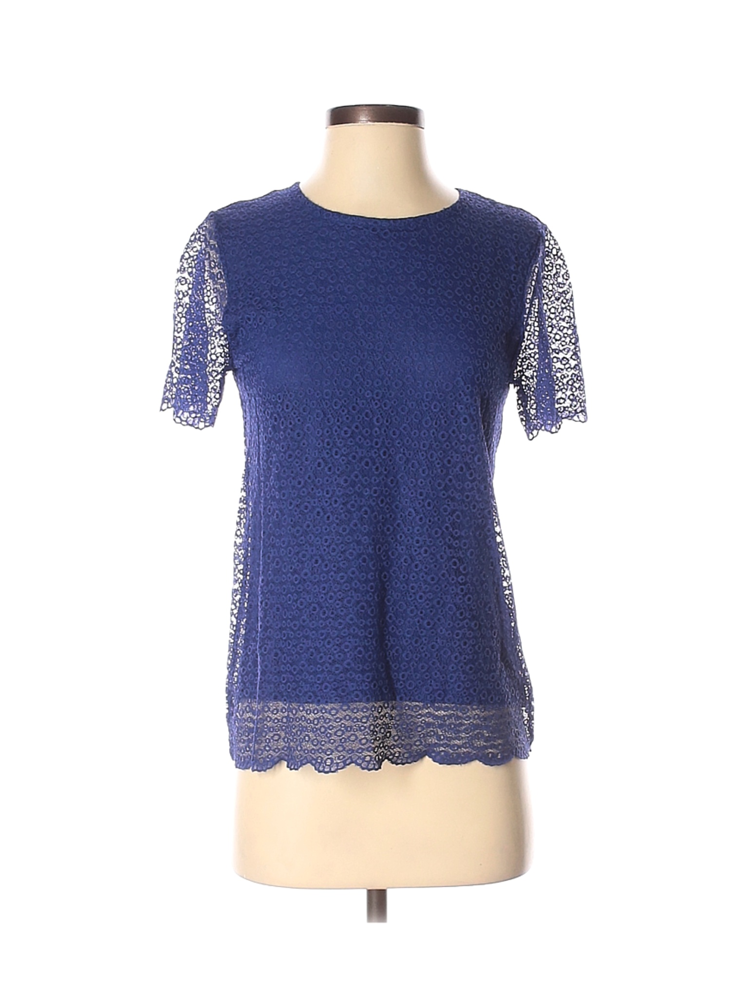 Reiss Women Blue Short Sleeve Top S | eBay