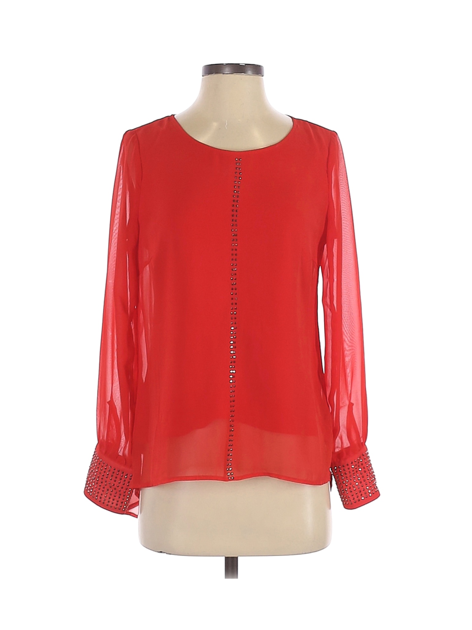 Sioni Women Red Long Sleeve Blouse S | eBay