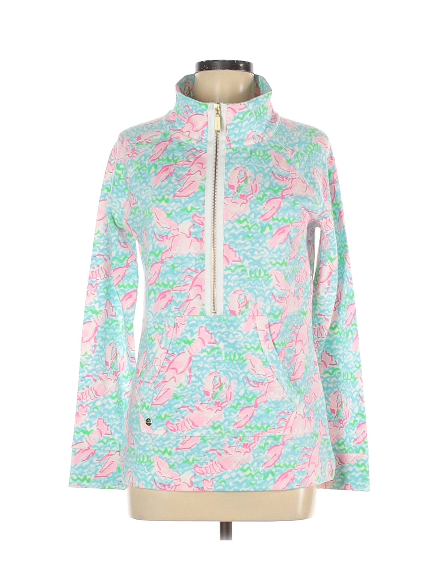 Lilly Pulitzer Floral Multi Color Blue Track Jacket Size M - 64% off ...
