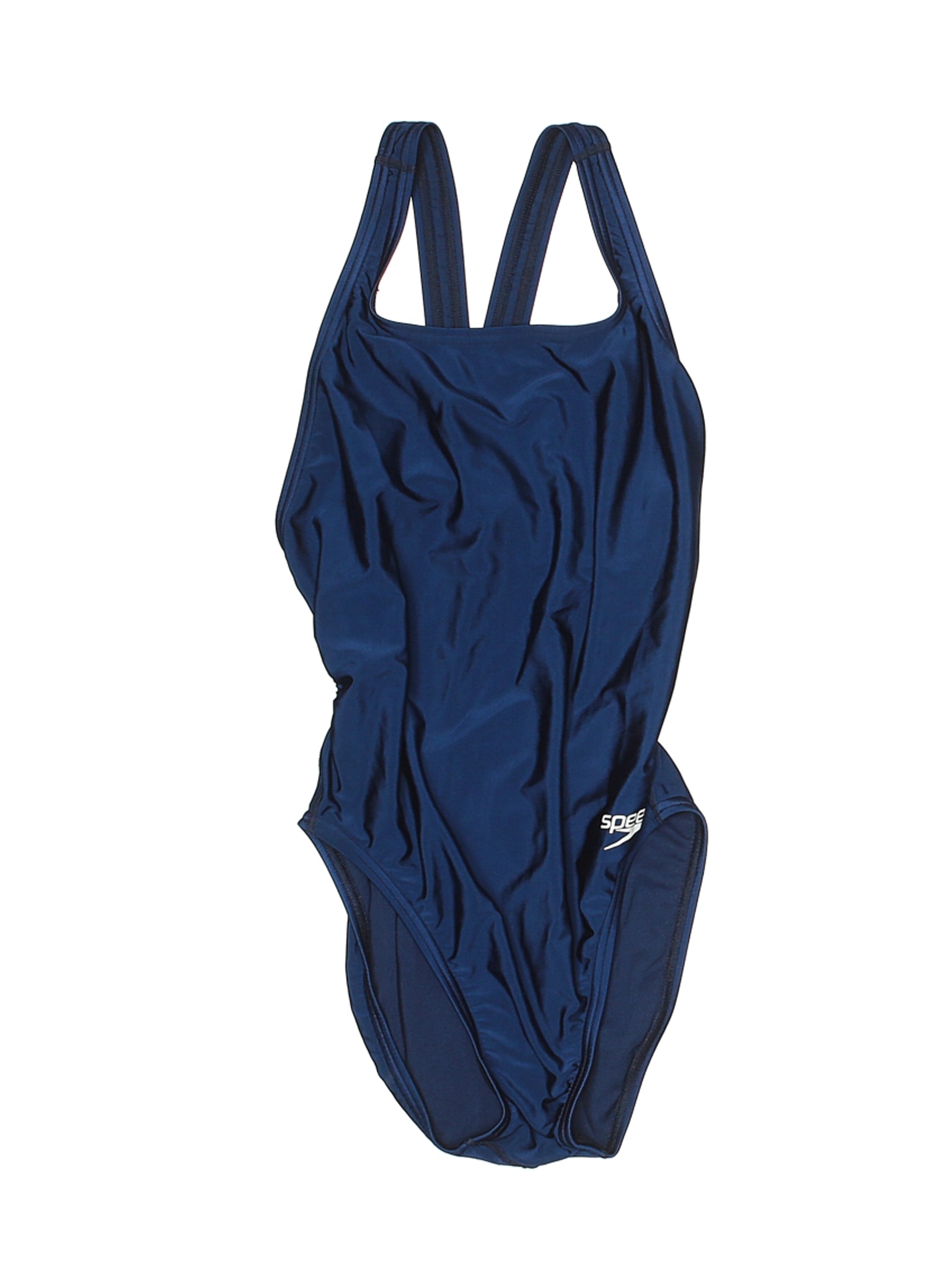 Speedo Solid Blue One Piece Swimsuit Size Med (34) - 63% off | thredUP