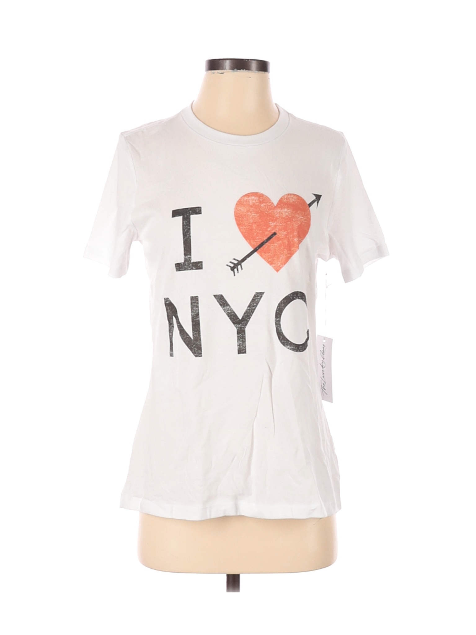 NWT The Laundry Room Women White Short Sleeve T-Shirt XS | eBay