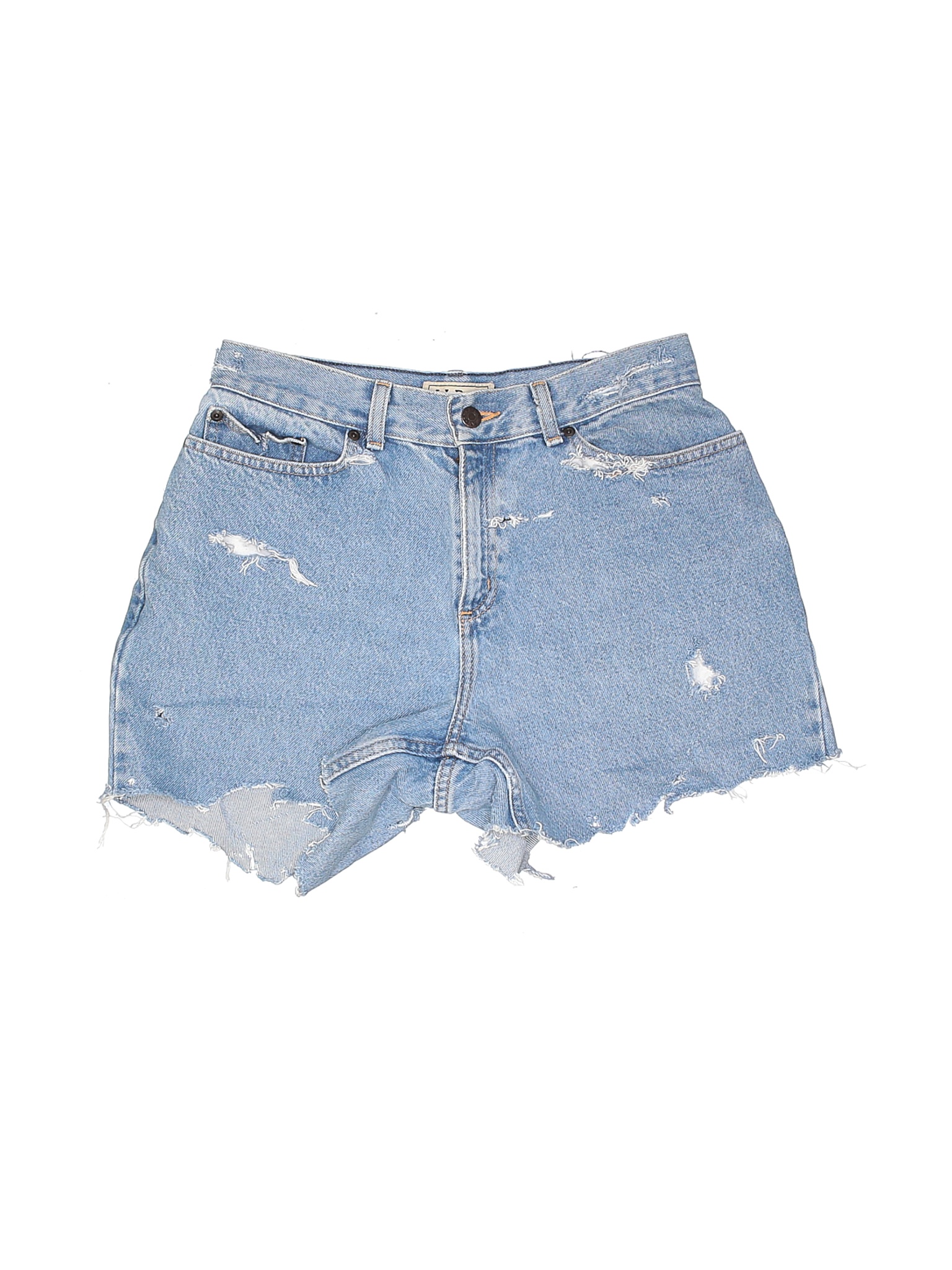 L.L.Bean Women Blue Denim Shorts 8 Petites | eBay