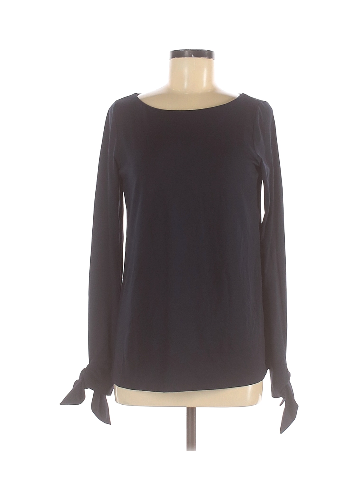 Susana Monaco Women Black Long Sleeve Blouse 10 | eBay