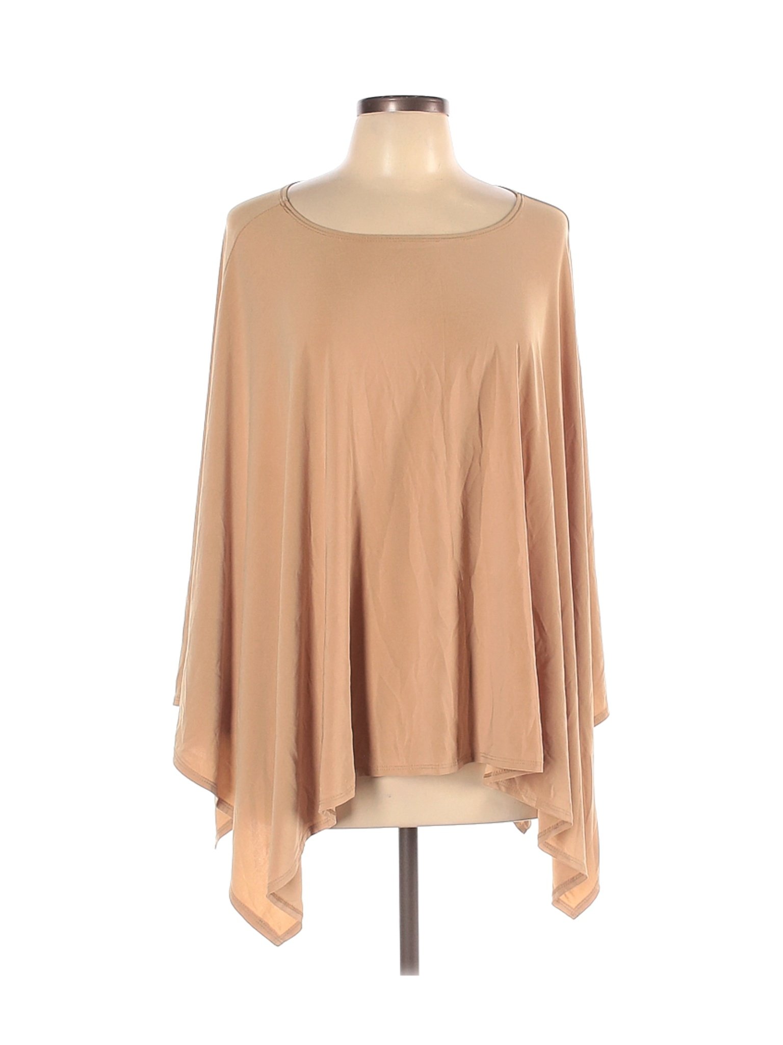 Slinky Brand Solid Tan Poncho Size L - 39% off | thredUP