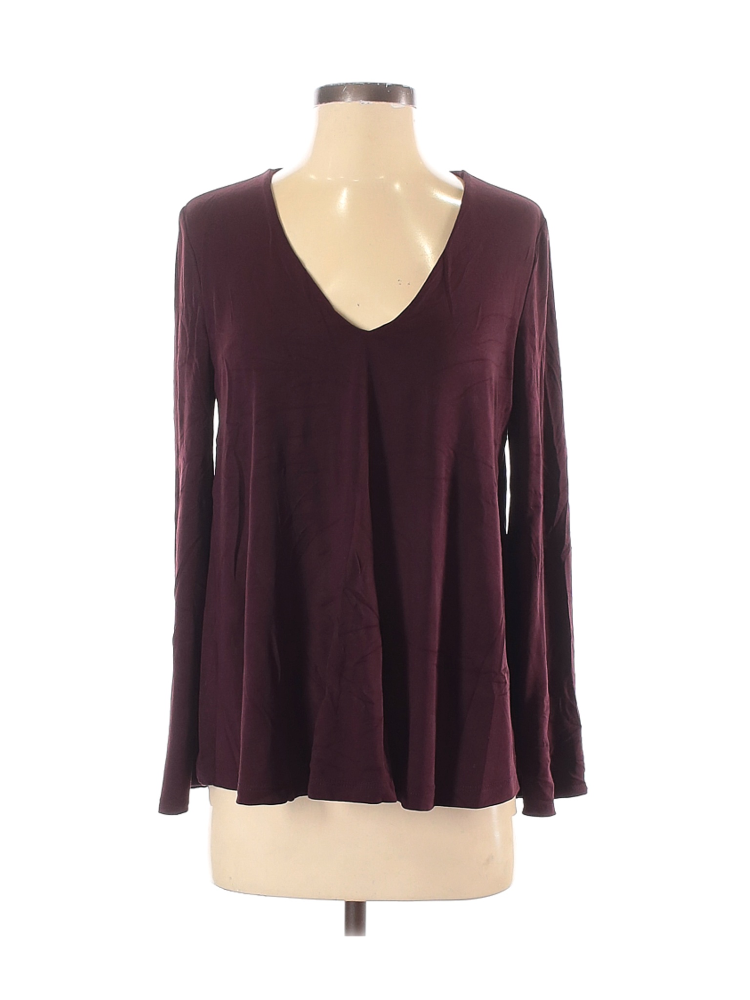 Susana Monaco Women Red Long Sleeve Top S | eBay