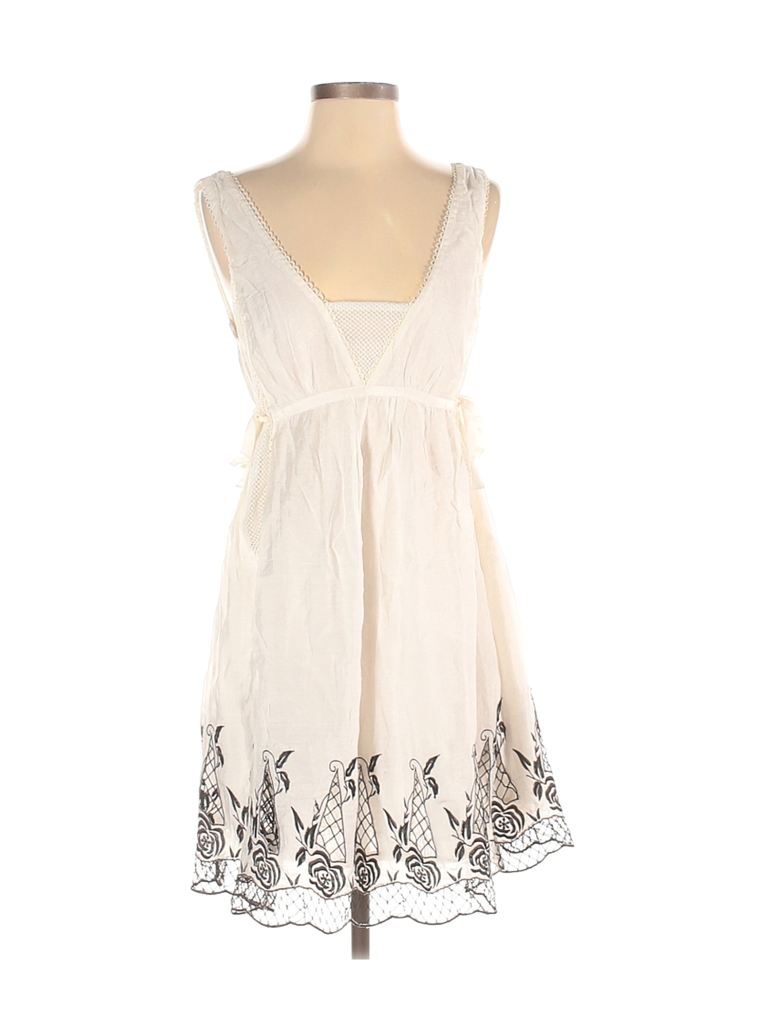 Mustard Seed Women Ivory Casual Dress S | eBay