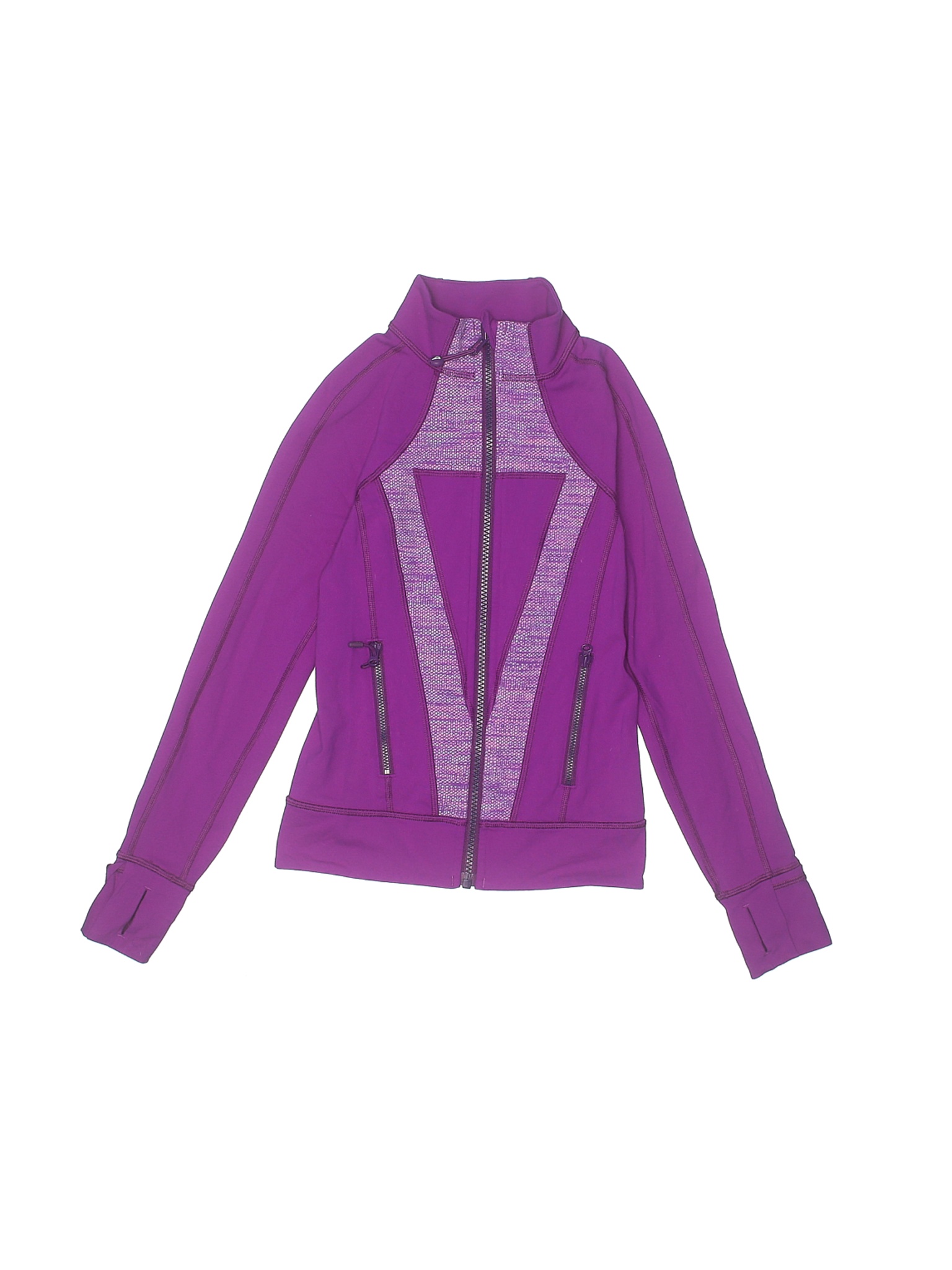 Ivivva Solid Purple Track Jacket Size 14 - 55% off | ThredUp