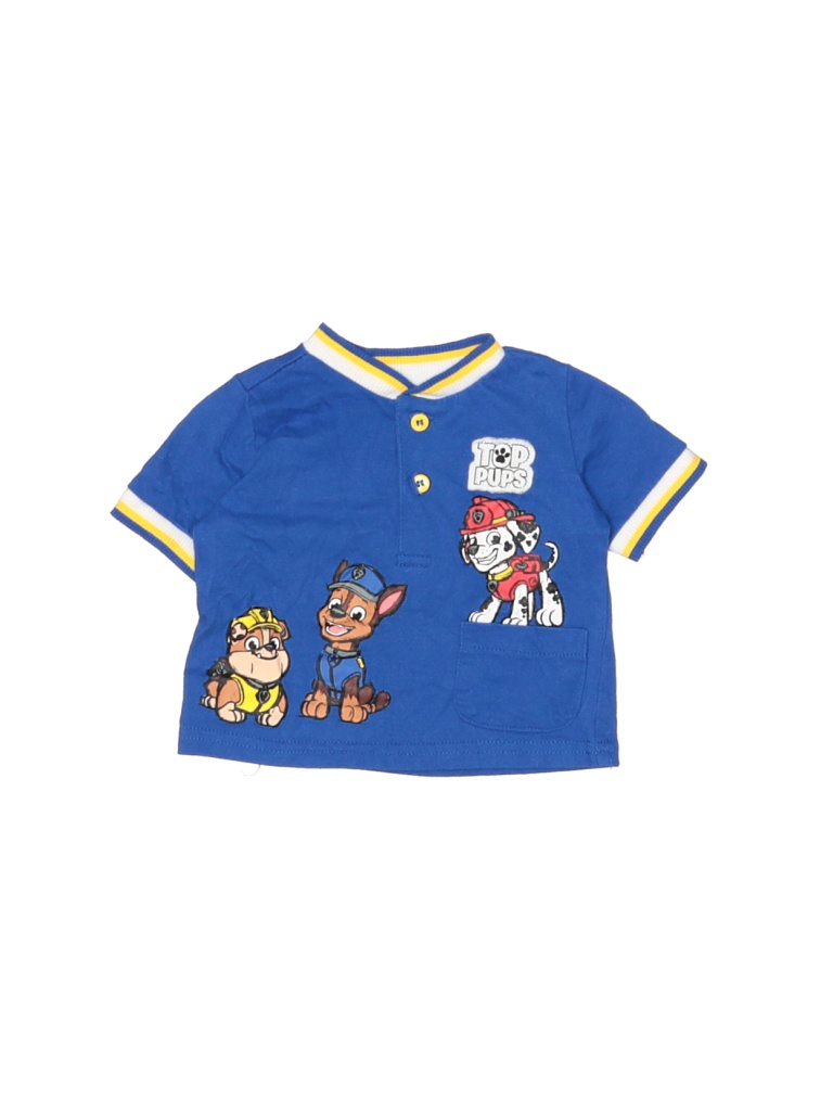 Nick Jr Blue Short Sleeve Henley Newborn - 20% off | ThredUp
