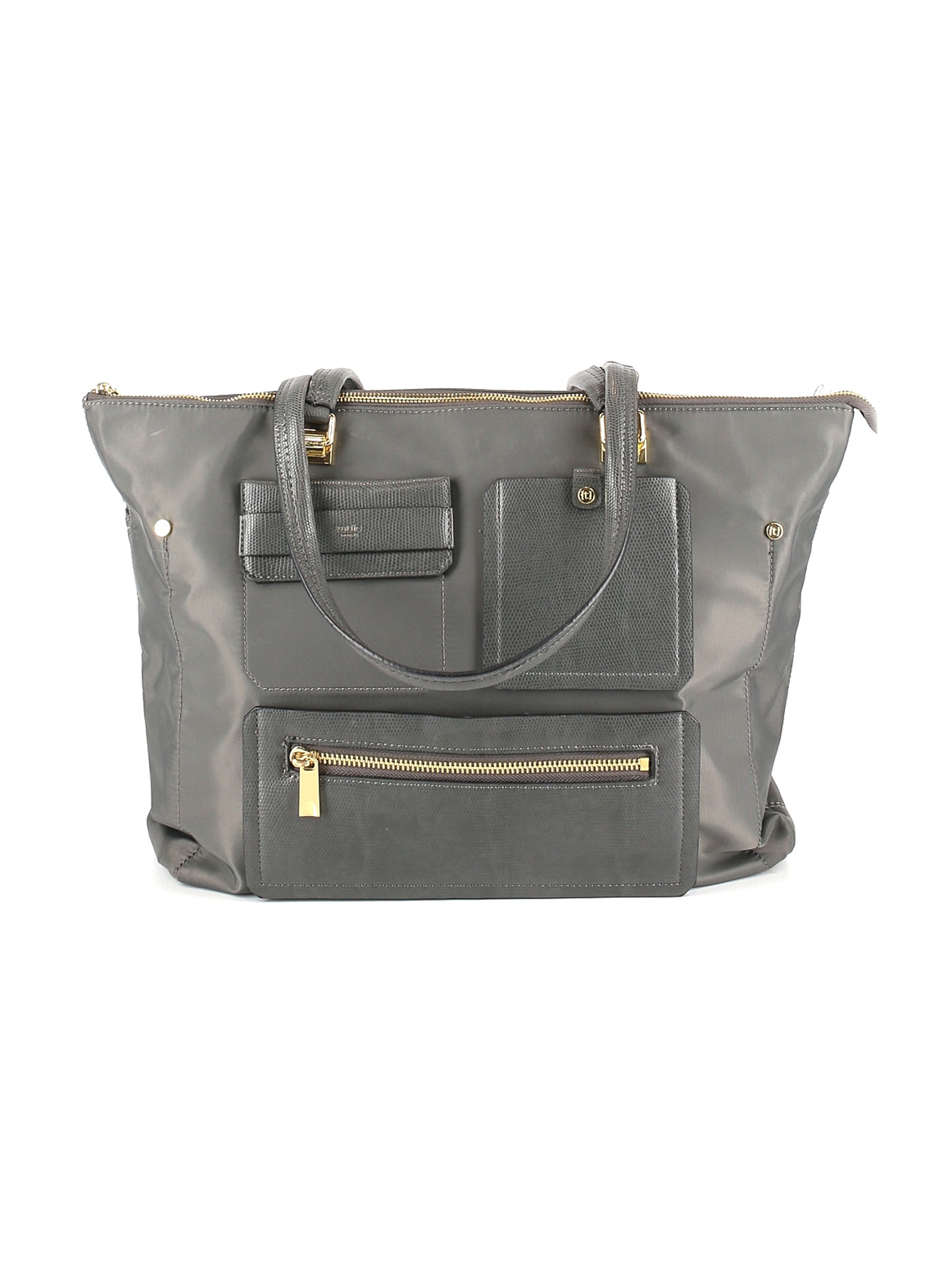 Tutilo Solid Gray Tote One Size - 78% off | thredUP