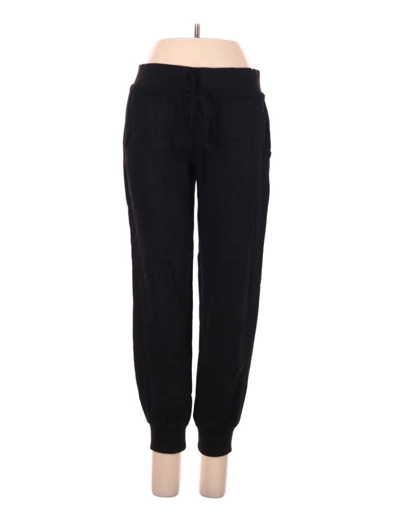 Love Tree Solid Black Linen Pants Size S - 75% off | thredUP