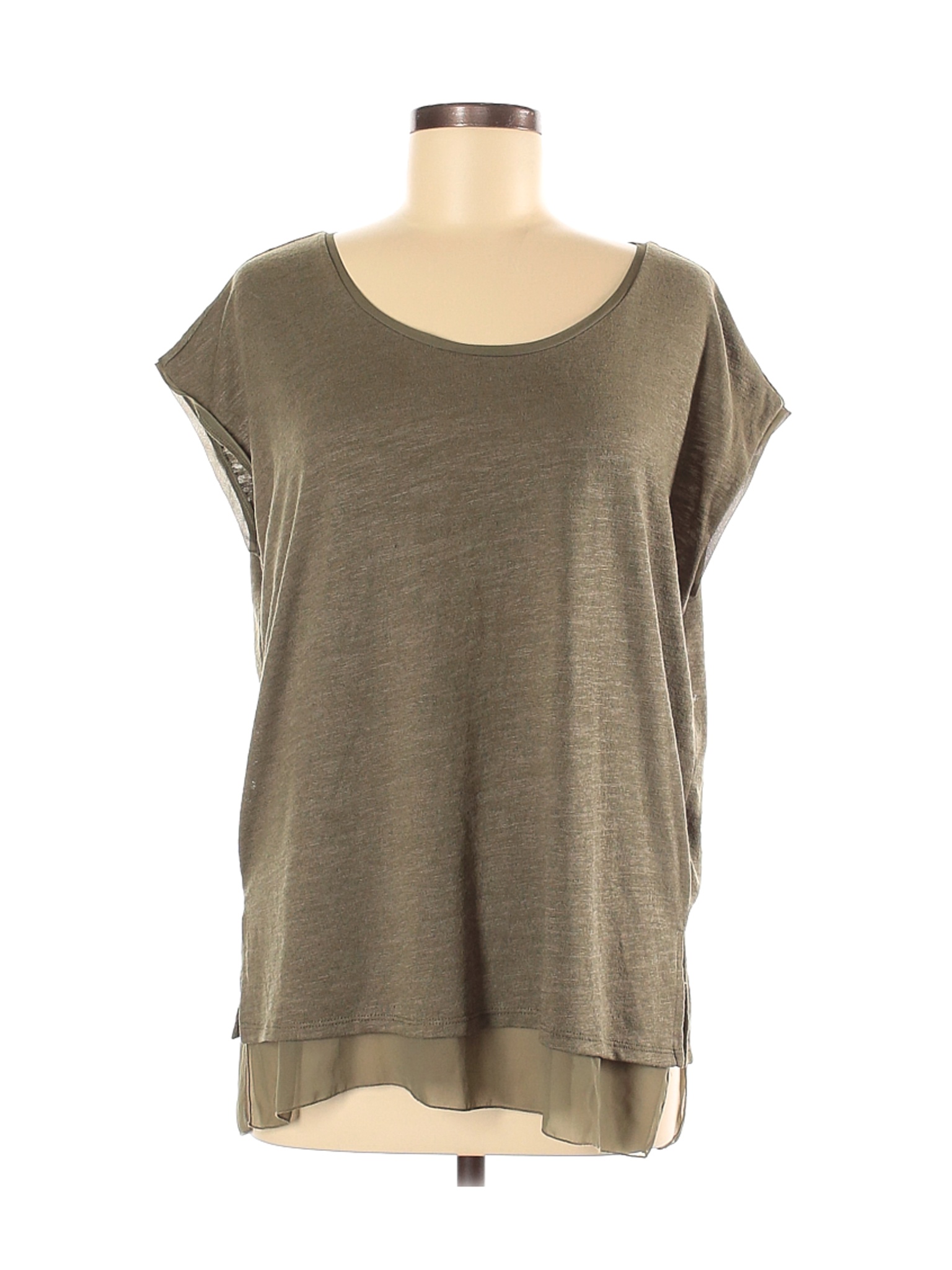 Banana Republic Women Green Short Sleeve Top M | eBay