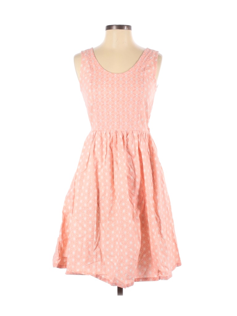 Mata Traders 100% Cotton Pink Casual Dress Size XS - 84% off | thredUP