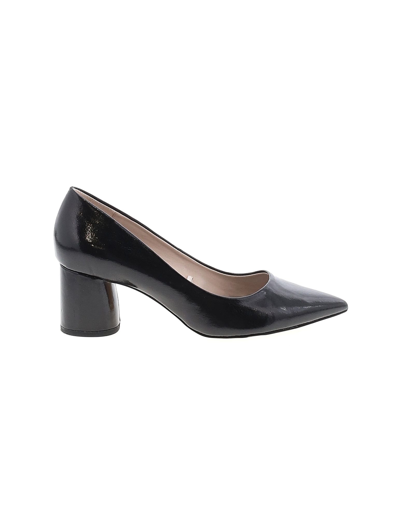 Zara Basic Solid Black Heels Size 36 (EU) - 58% off | thredUP