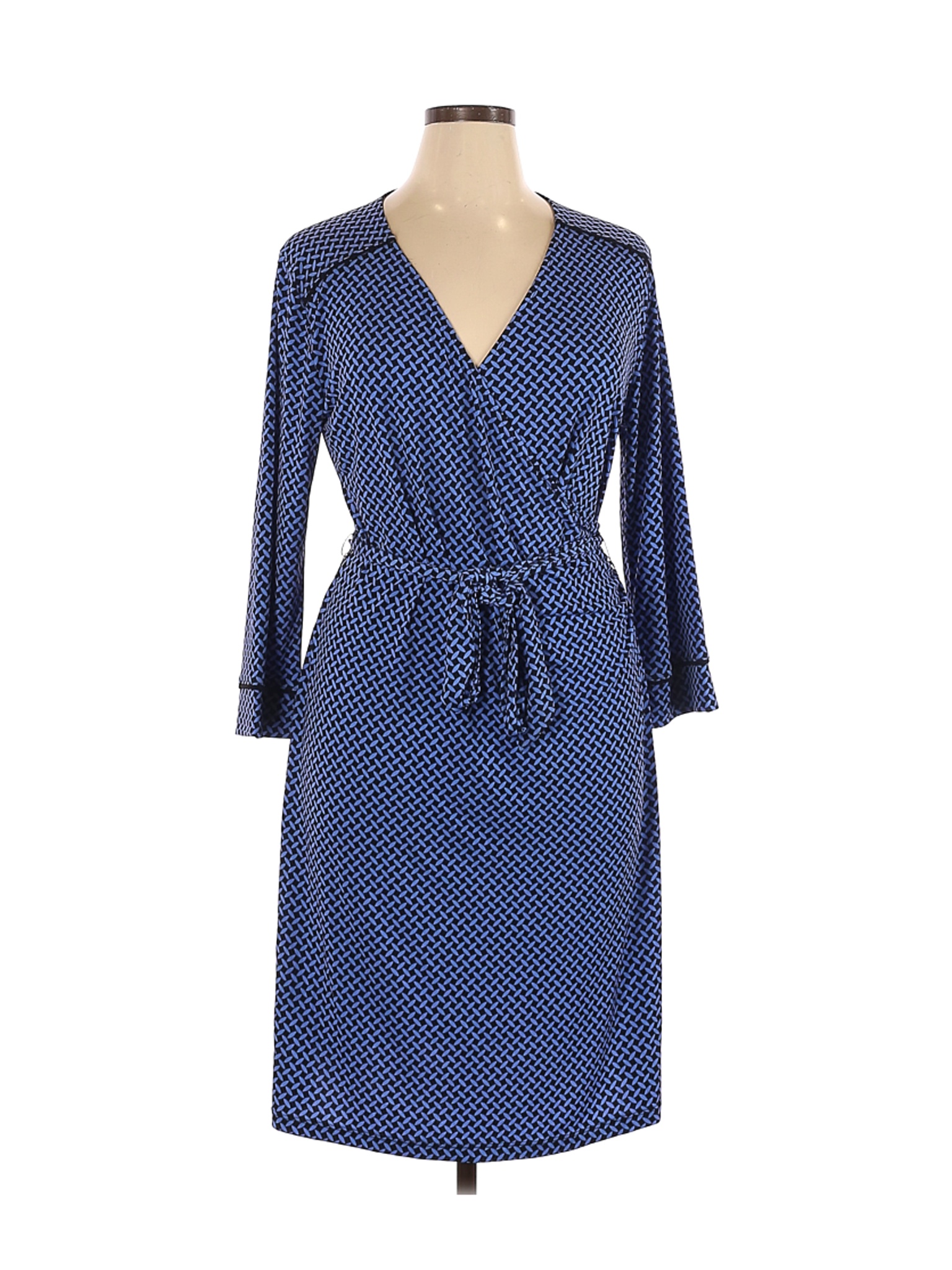 Jones New York Women Blue Casual Dress XL | eBay