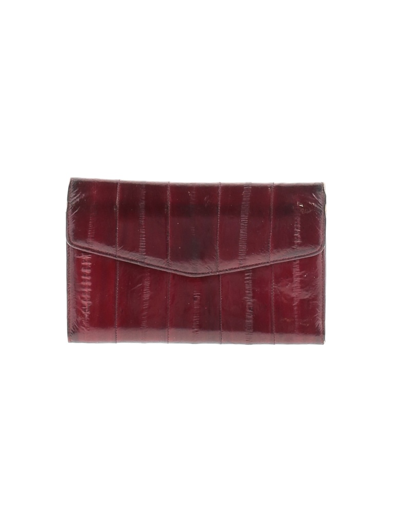 Lee Sands Solid Maroon Burgundy Wallet One Size - 63% off | thredUP