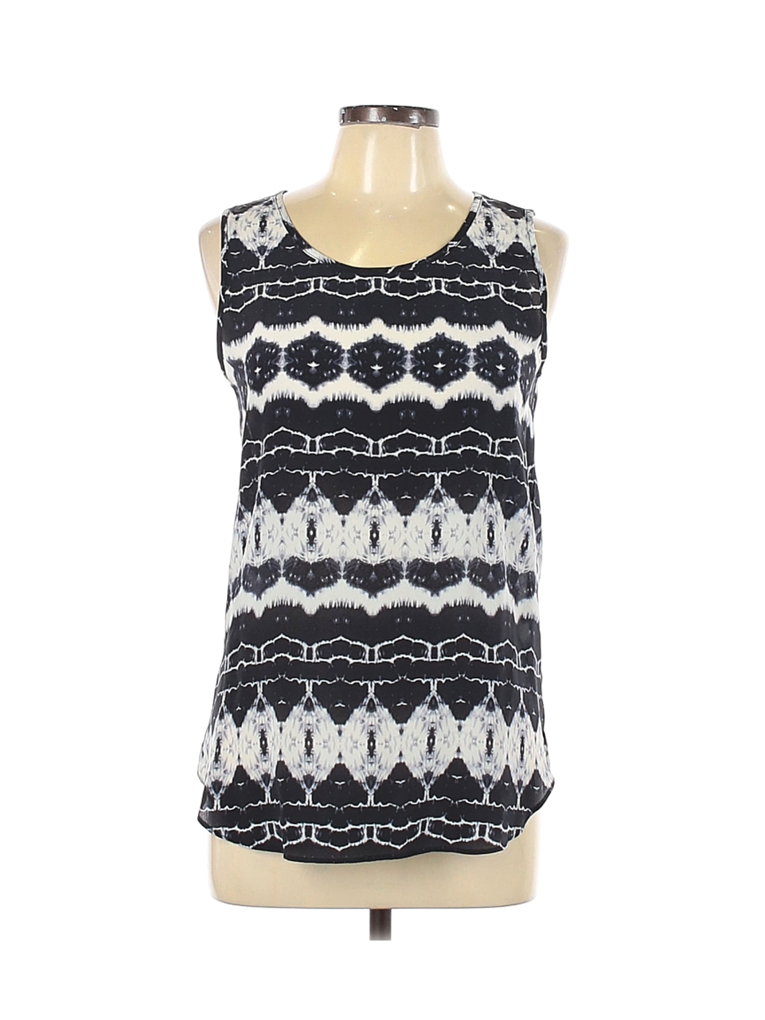 Fifteen Twenty Women Black Sleeveless Blouse L | eBay