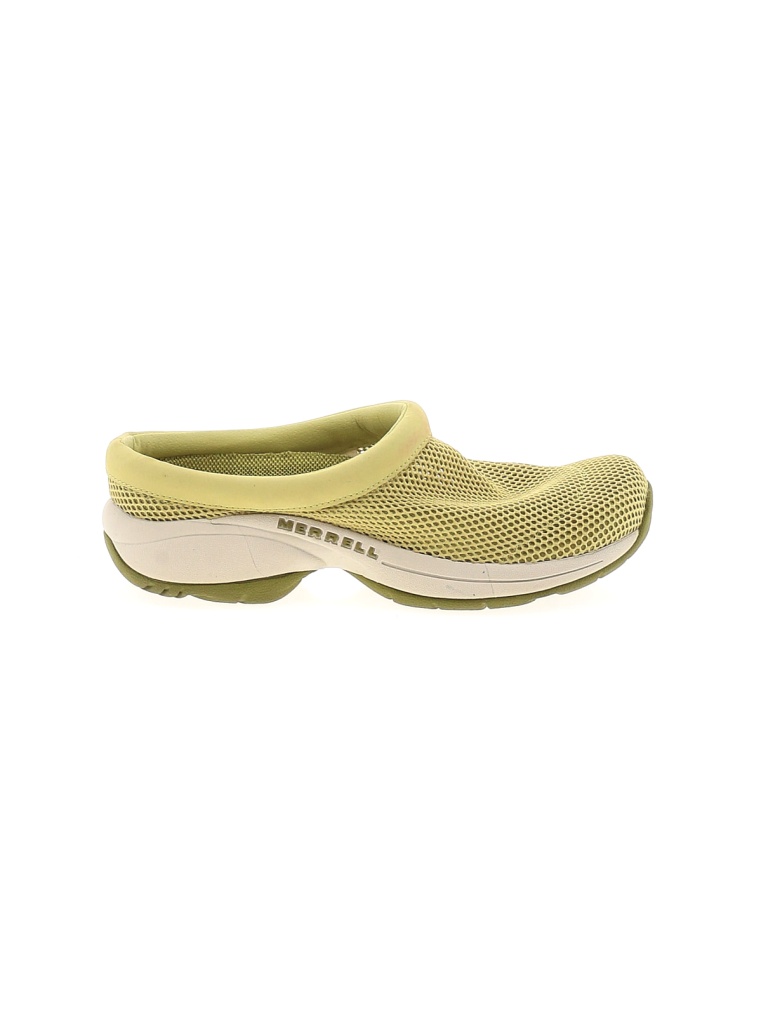 Merrell Solid Yellow Green Mule/Clog Size 7 - 69% off | thredUP